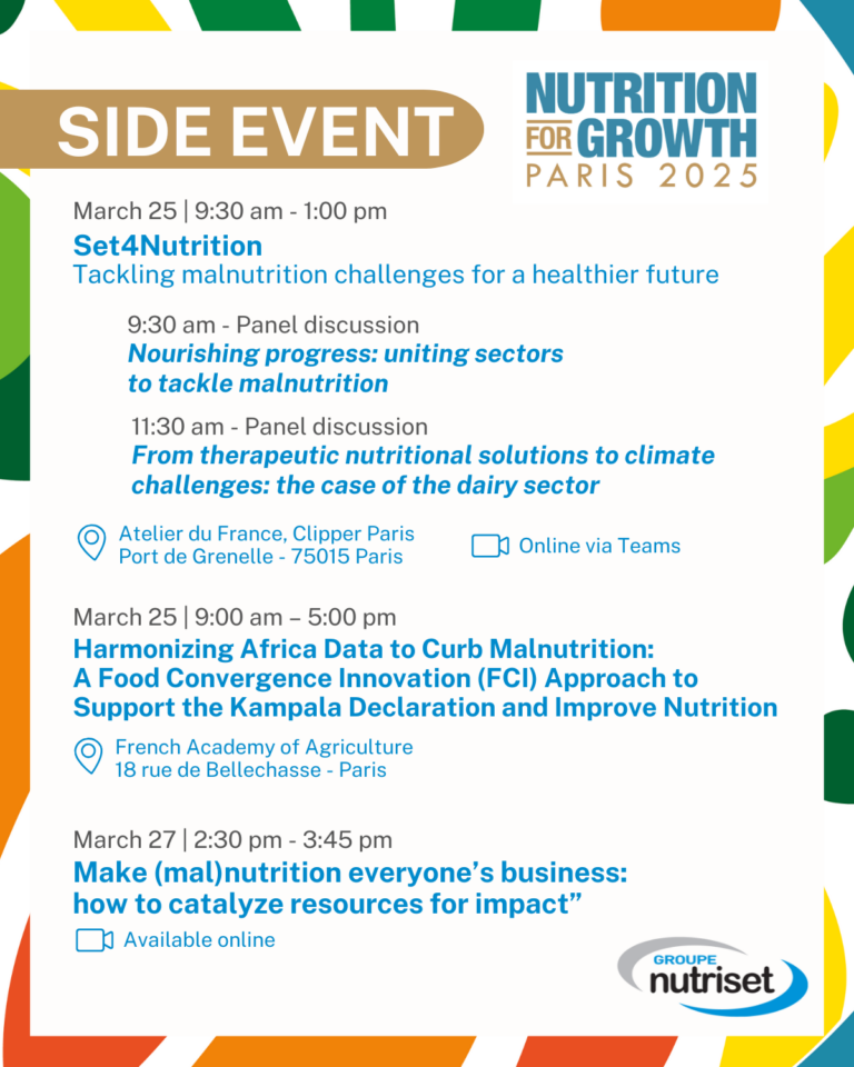 N4G summit : a commitment week - Groupe Nutriset
